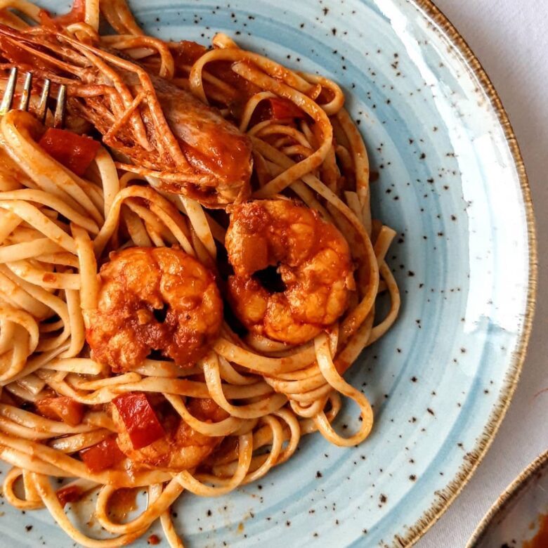 Flavorful Shrimp Linguine Pasta Recipe | Easy Lenten Delight - Greek ...